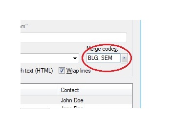 Using E-Mail Merge Codes - The GoldMine Compass
